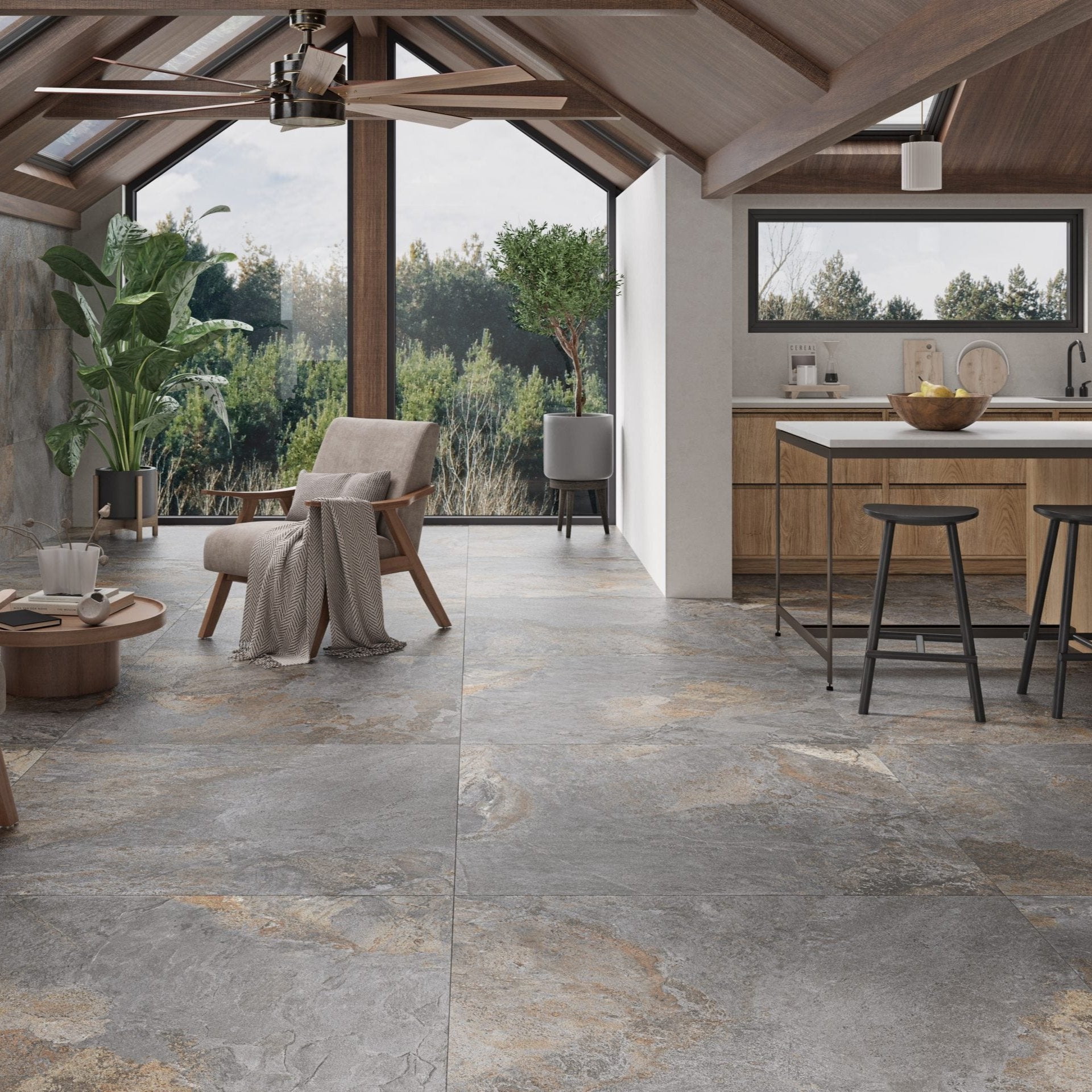 NEBULA SILVER 3D SOFT - Smart Tiles UK